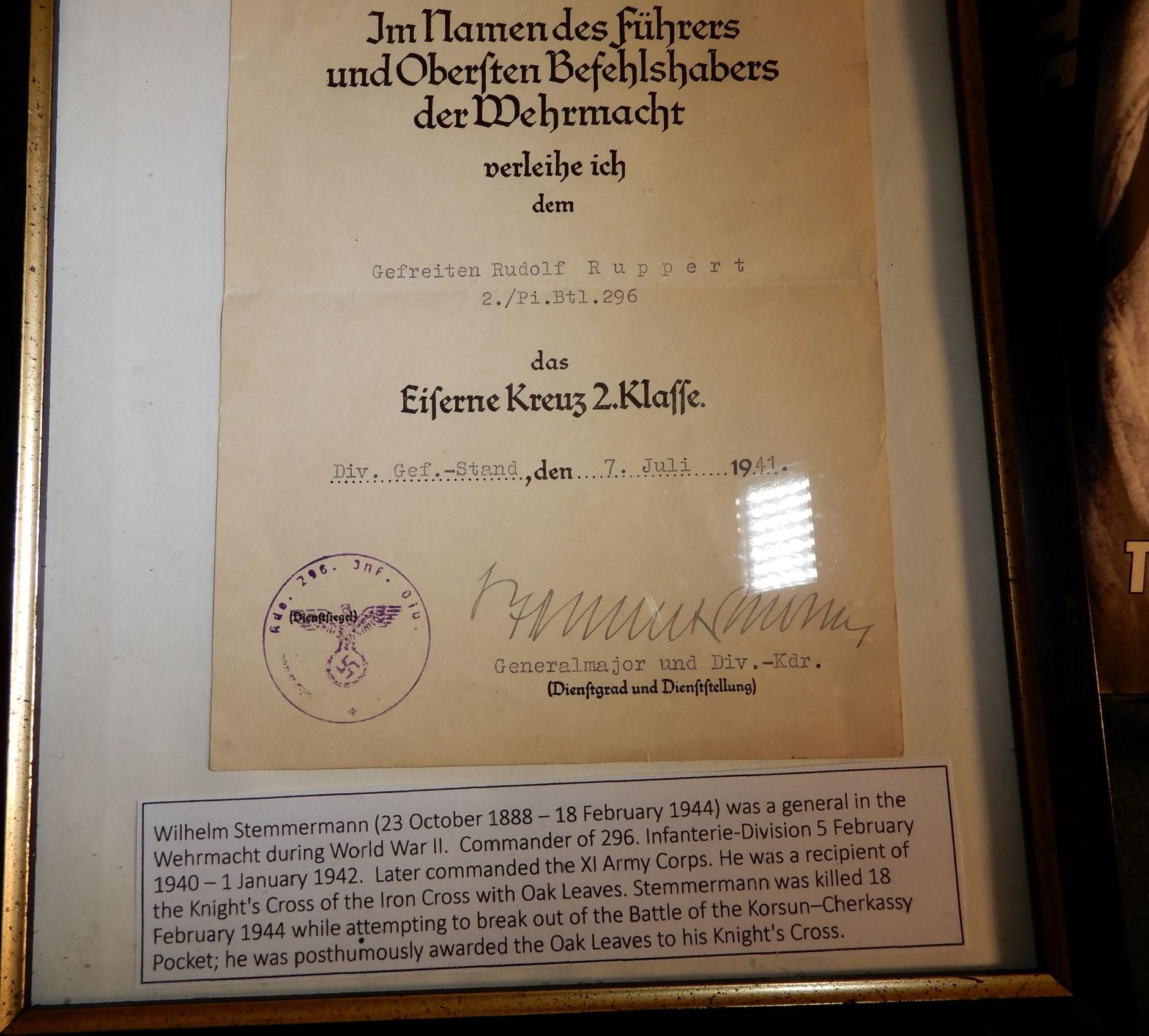 Stemmermann, Wilhelm - Germany: All Eras: Signature Database ...