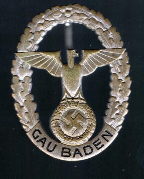 Baden gold Gau Badge? - Germany: Third Reich: Organisational Membership ...