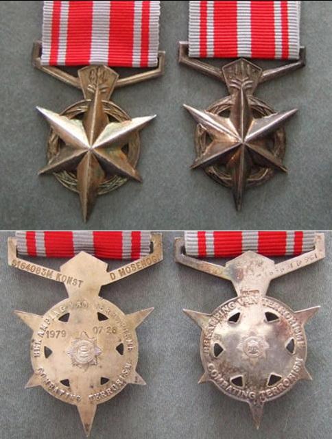 The differences to look for on SAP Medal for Combating - Police Forces ...