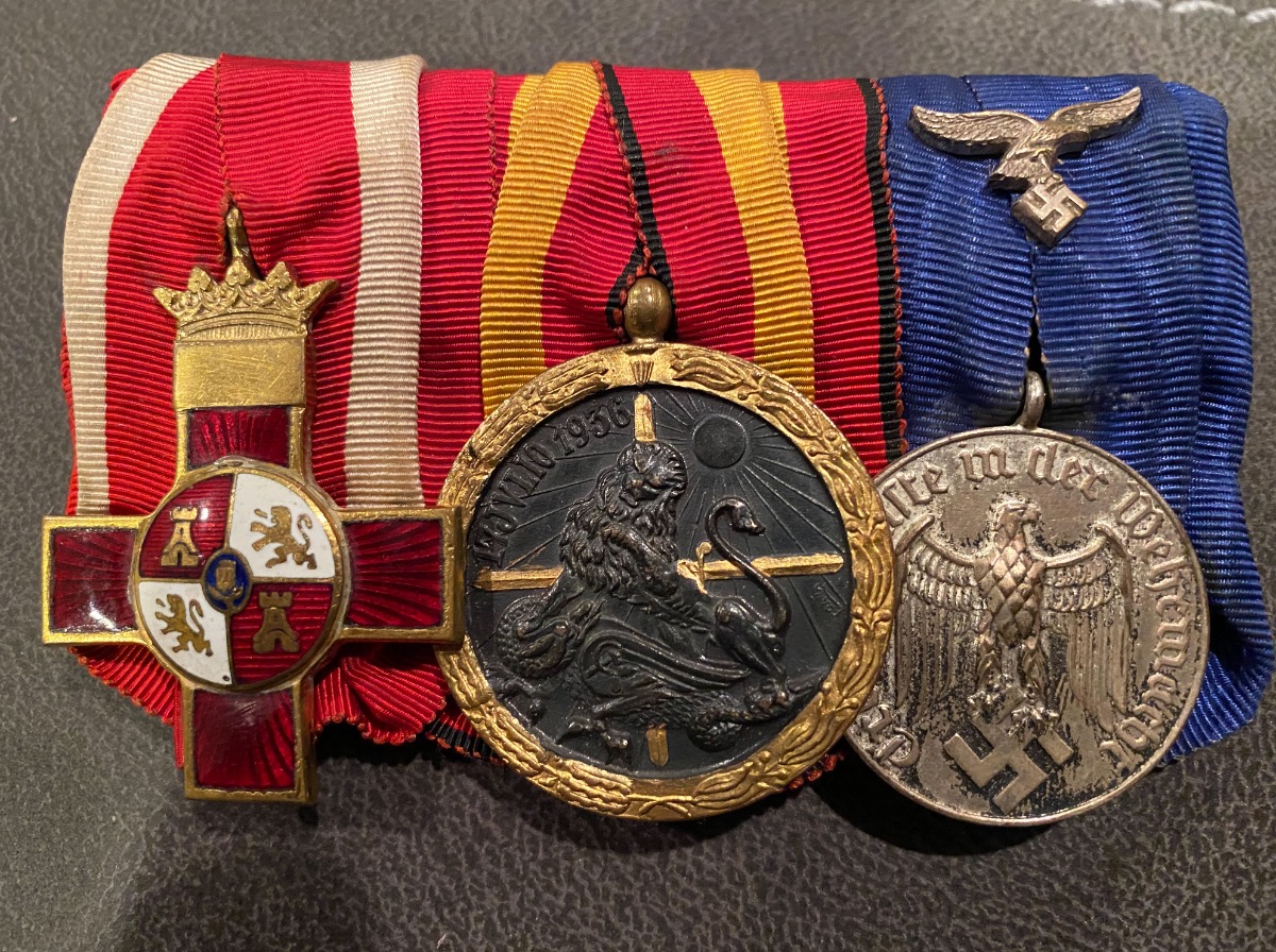 Condor legion medal bar - Wehrmacht Medals, Decorations & Awards ...