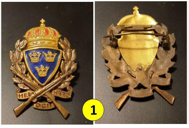 Sweden Badges - to identify - Northern European & Baltic States ...