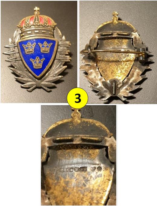 Sweden Badges - to identify - Northern European & Baltic States ...