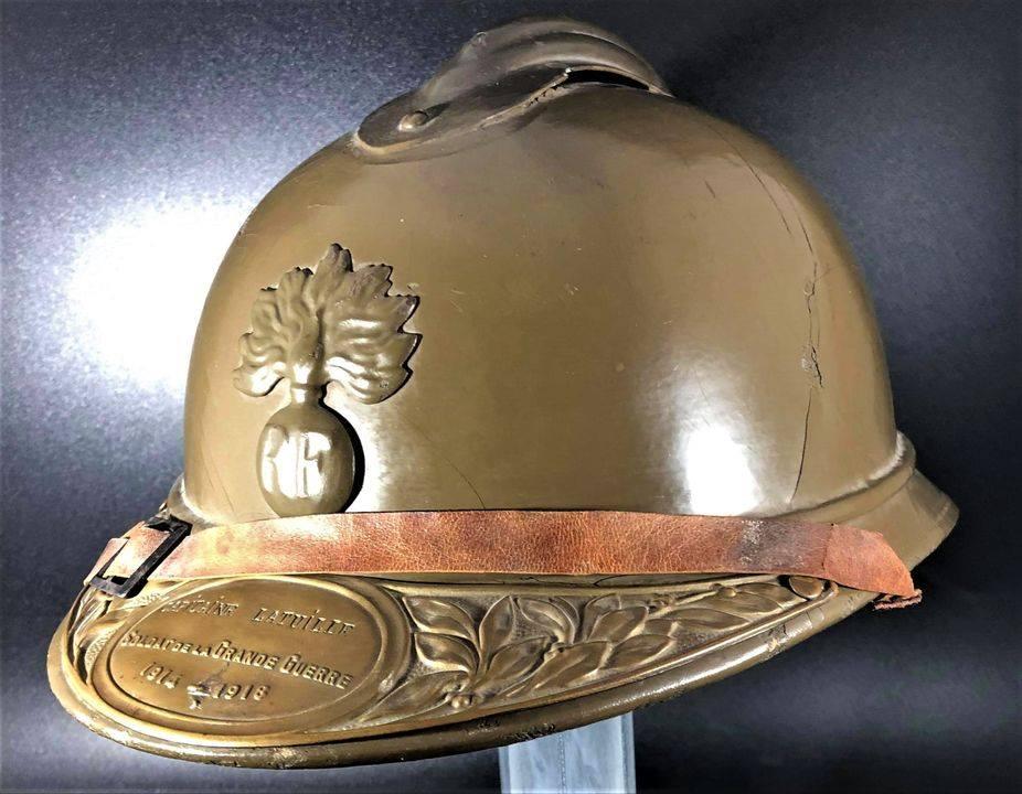 Light weight Adrian helmet - France - Gentleman's Military Interest Club