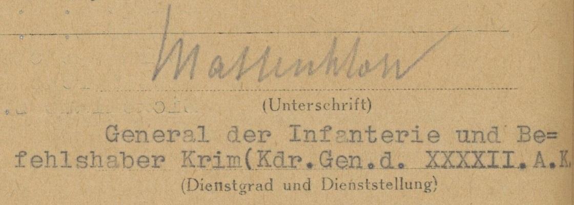 Mattenklott, Franz - Germany: All Eras: Signature Database - Gentleman ...