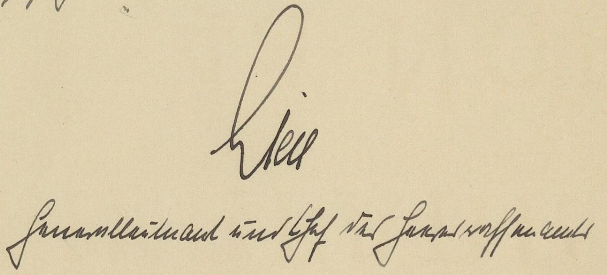 Liese, Kurt - Germany: All Eras: Signature Database - Gentleman's ...