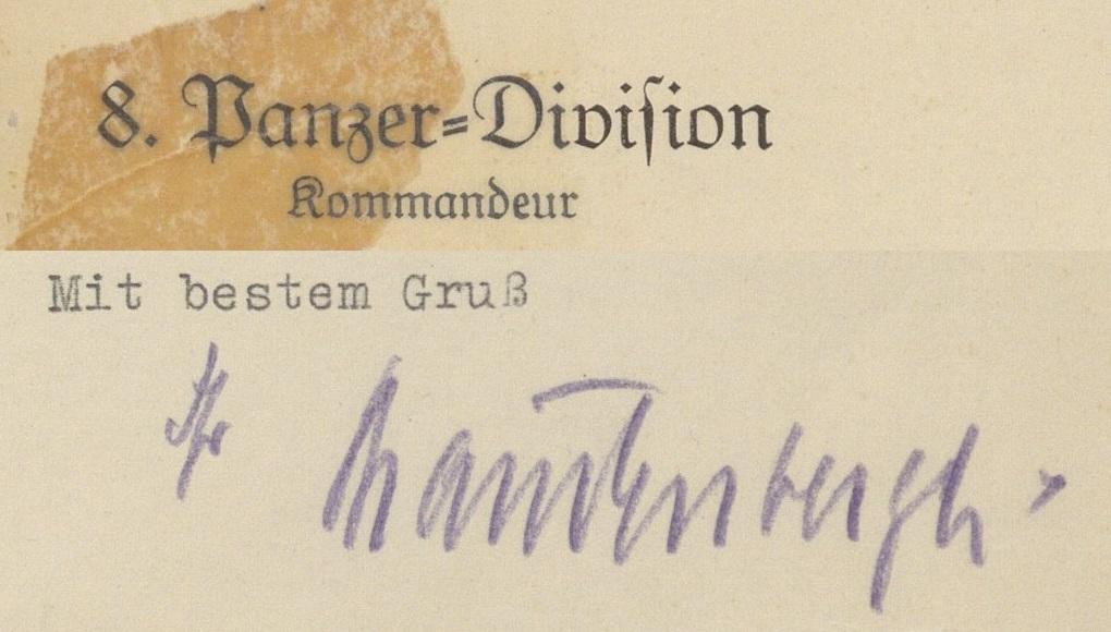 Brandenberger, Erich (RK EL) - Germany: All Eras: Signature Database ...