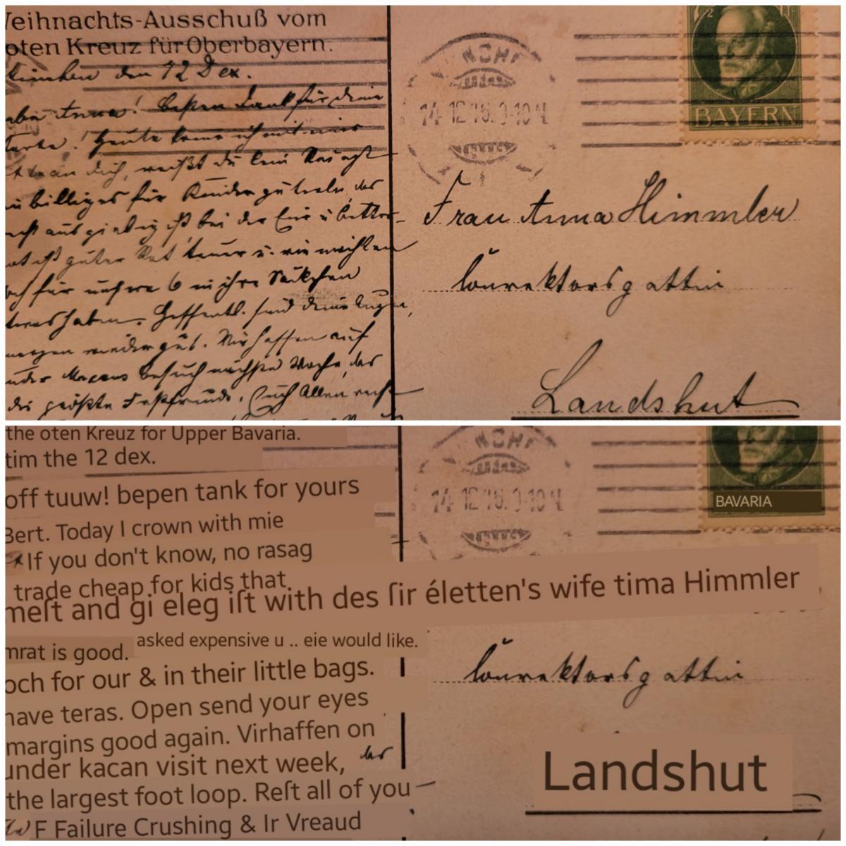 Himmler family post cards - Germany: Third Reich: Research ...
