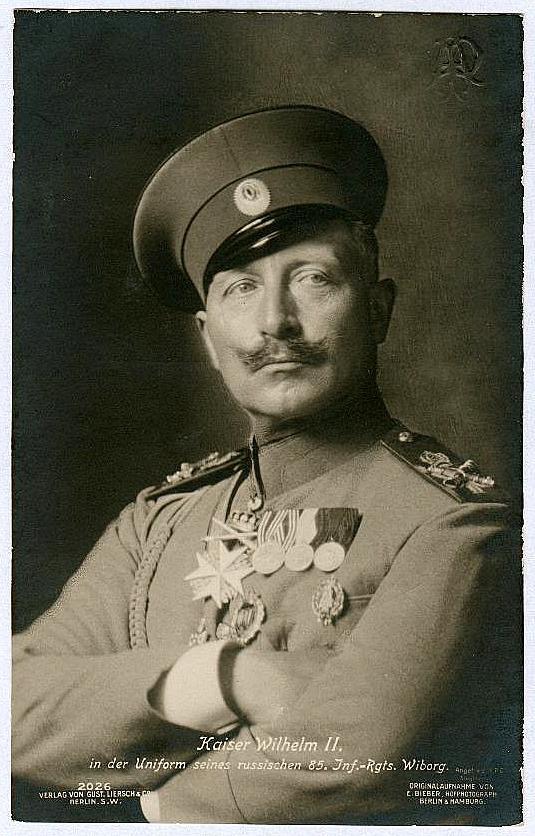 What medal/order is Wilhelm II wearing around his neck? - Northern ...