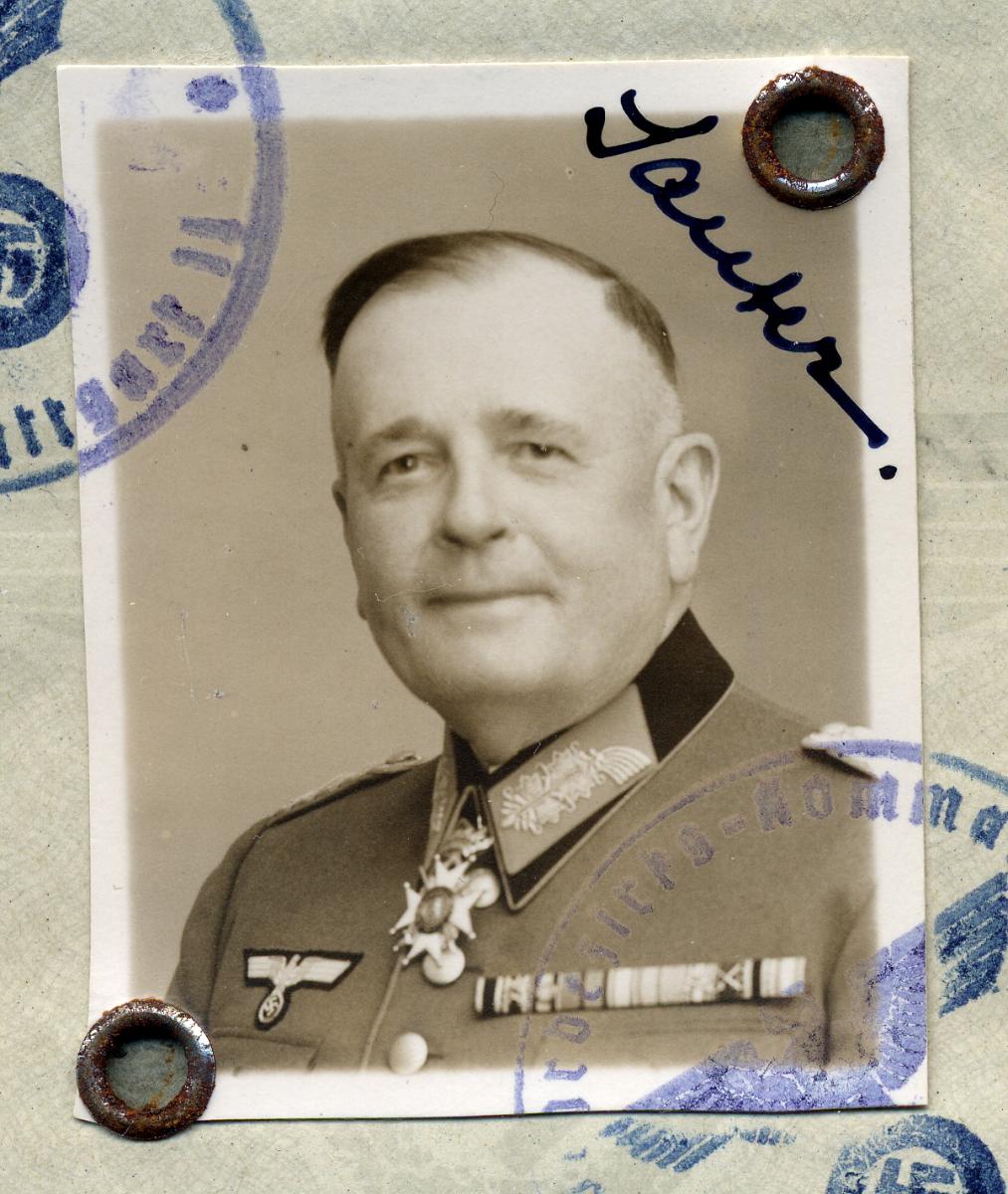 Database with photos of officers showing their knight cross with X of ...