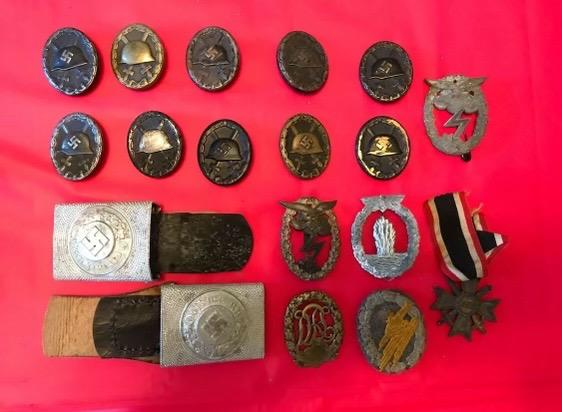 Collection of WWII German items sent home by US soldier from occupied ...