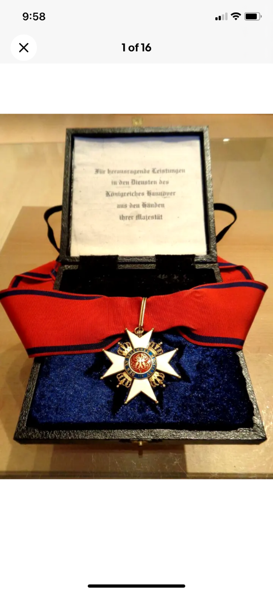 Hannover Commander’s Cross - Germany: Imperial: The Orders, Decorations ...