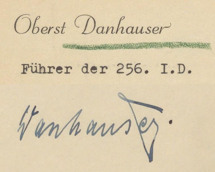Danhauser, Paul (RK, DKiG) - Germany: All Eras: Signature Database ...