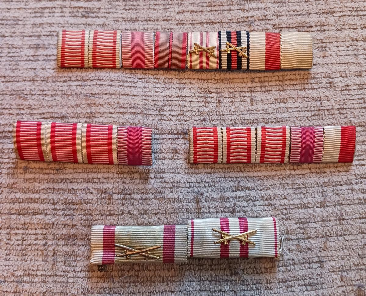 Couple Ribbon Bars - Austro-Hungarian Empire - Gentleman's Military ...