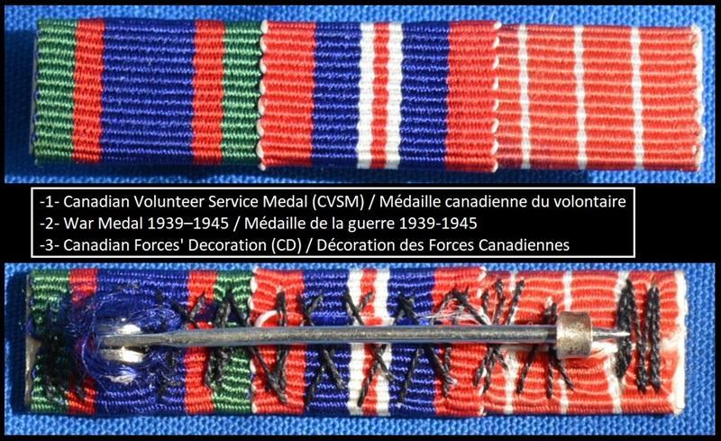 Canada: WWII miniature ribbon bar - Canada - Gentleman's Military ...