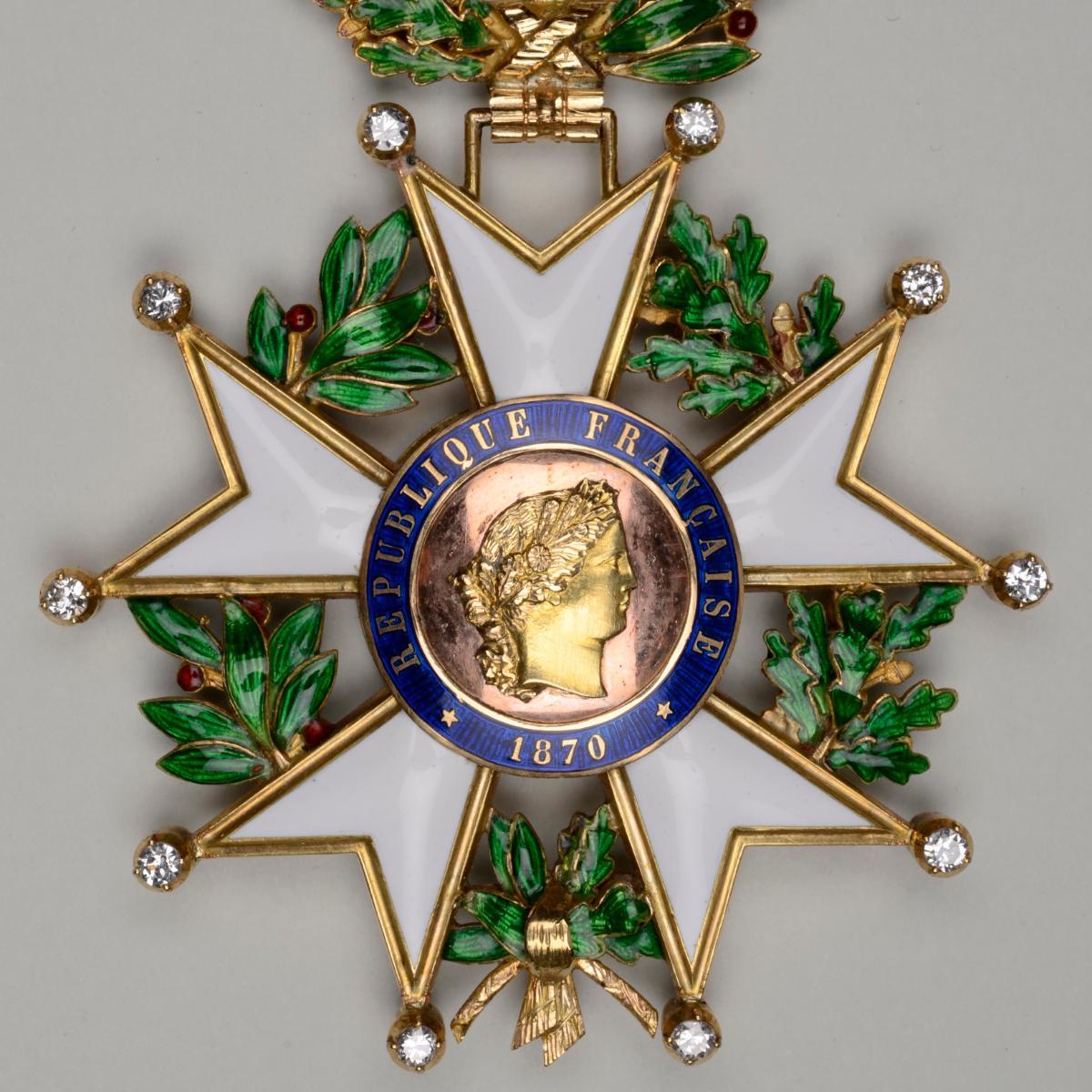 Order of the Legion of Honour in Gold, Commander Cross, c. 1865 ...