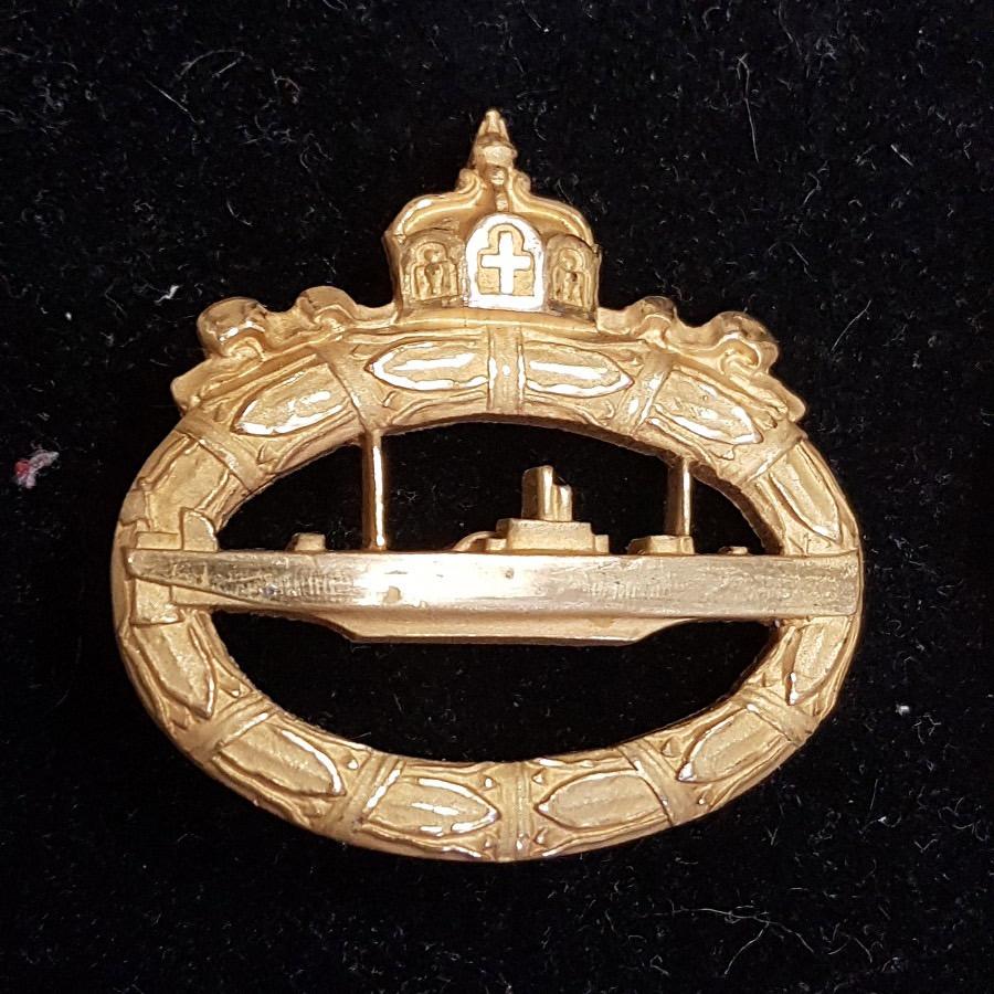 U-Boat badges with a Marian Cross mark - Germany: Imperial: The Orders ...