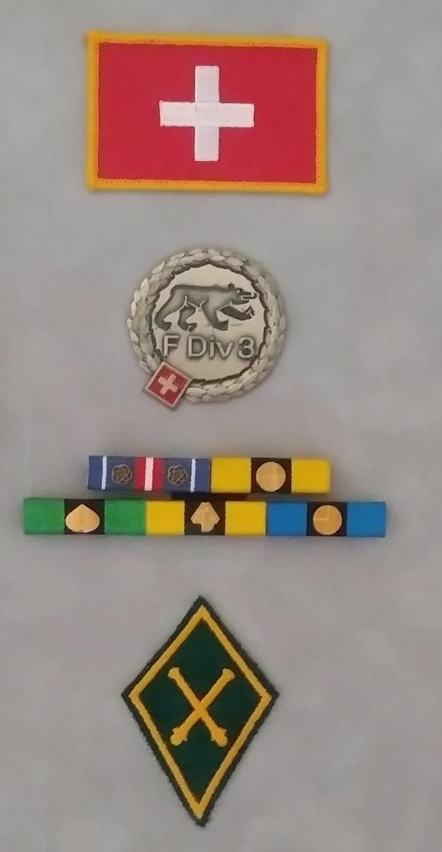 Swiss Army ribbons and badge - Central & Eastern European States ...