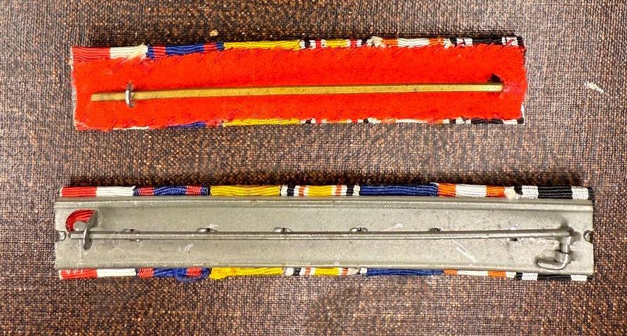 Two ribbon bars belonging to Fregattenkapitän Ernst Kunau - Germany ...