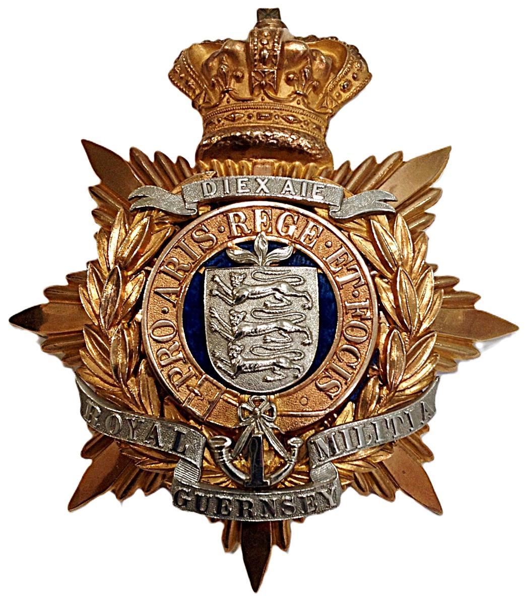 VICTORIAN OFFICER'S HOME SERVICE HELMET PLATES - Great Britain ...