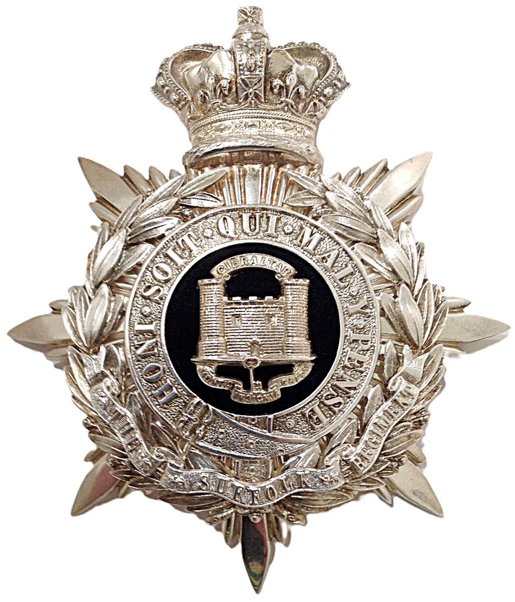 VICTORIAN OFFICER'S HOME SERVICE HELMET PLATES - Great Britain ...