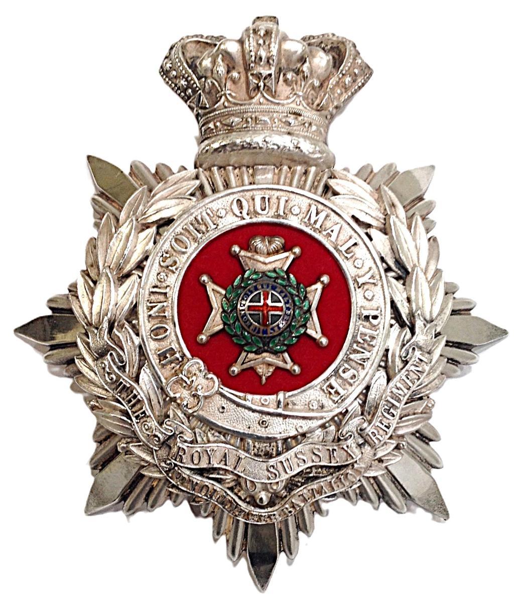 VICTORIAN OFFICER'S HOME SERVICE HELMET PLATES #3 - Great Britain ...