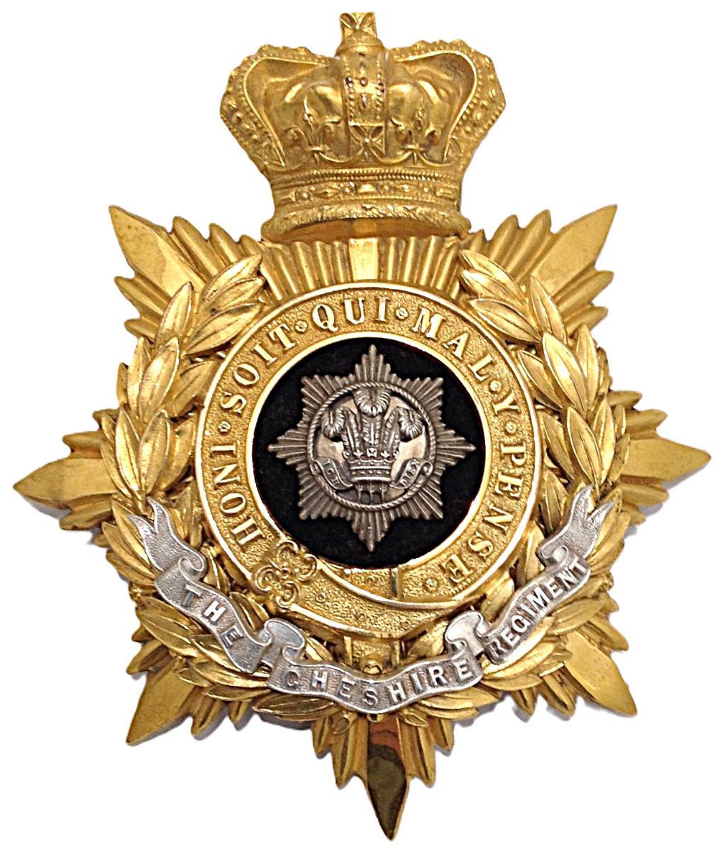 VICTORIAN OFFICER'S HOME SERVICE HELMET PLATES #2 - Great Britain ...