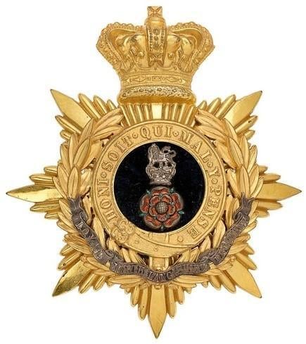 VICTORIAN OFFICER'S HOME SERVICE HELMET PLATES #3 - Great Britain ...