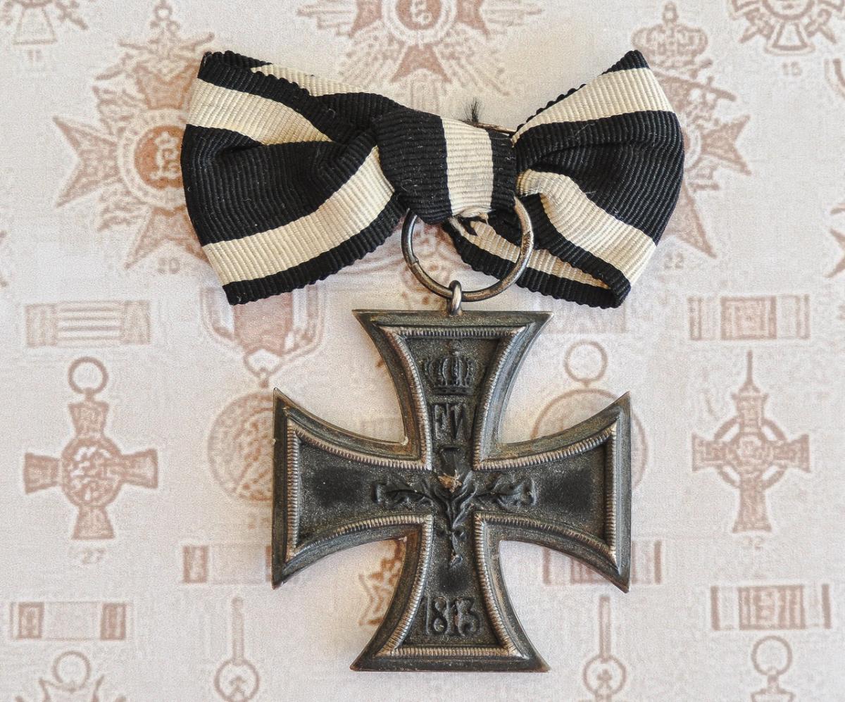 1914 Iron Cross 2nd class on a bow ribbon - Germany: All Eras: The Iron ...