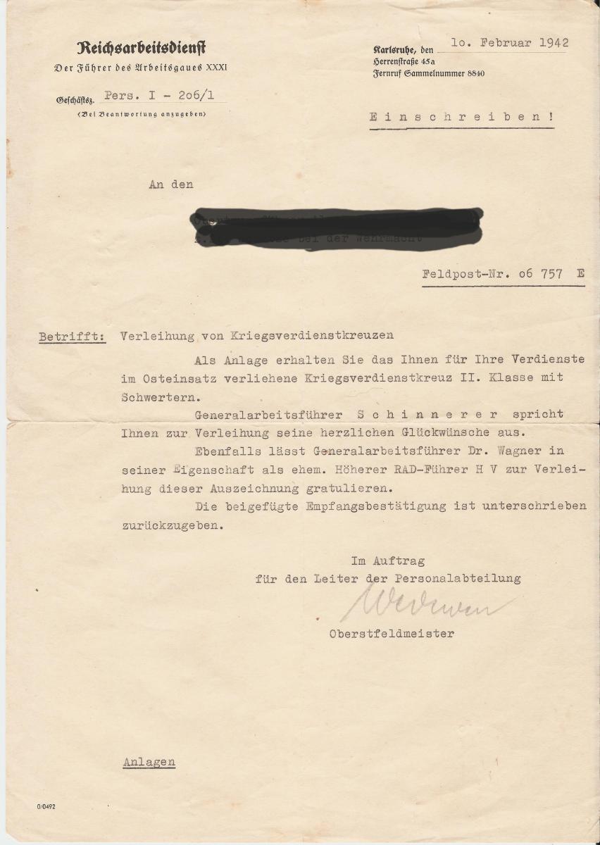 RAD 'Other Ranks' Identities - Germany: Third Reich: Research ...