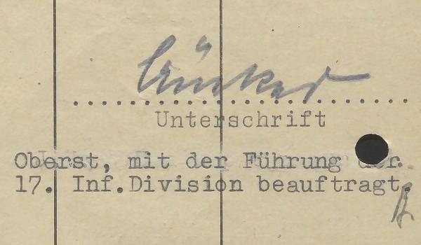 Brücker, Otto-Hermann (RK) - Germany: All Eras: Signature Database ...