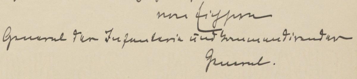 Eichhorn, Hermann von - Germany: All Eras: Signature Database ...