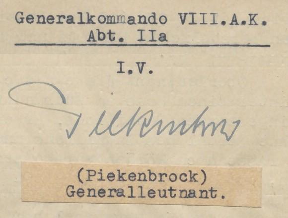 Piekenbrock, Hans - Germany: All Eras: Signature Database - Gentleman's ...