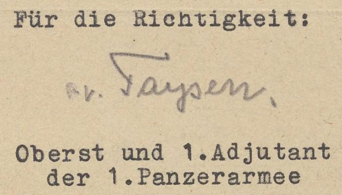 Taysen, Adalbert von - Germany: All Eras: Signature Database ...