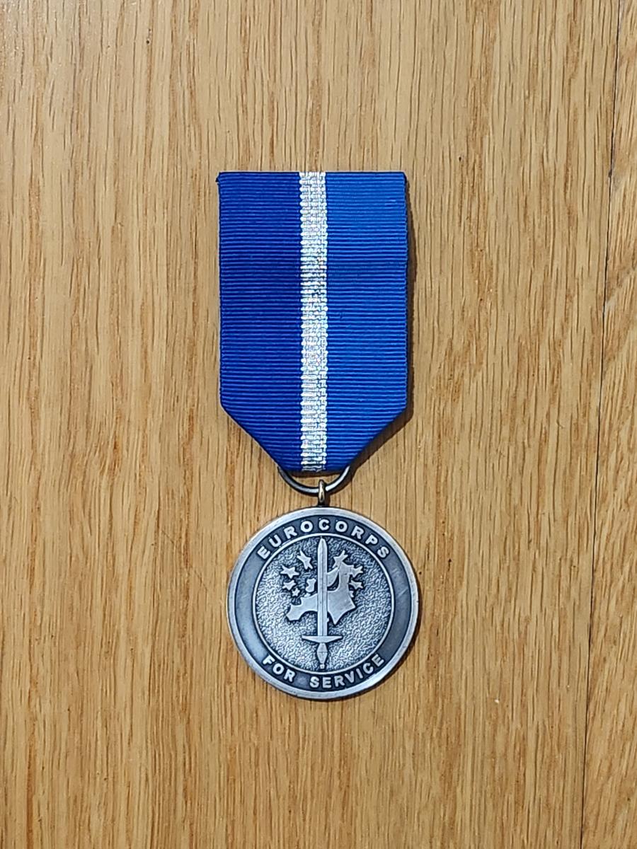 Eurocorps Service Medal - Rest of the World: Militaria & History ...