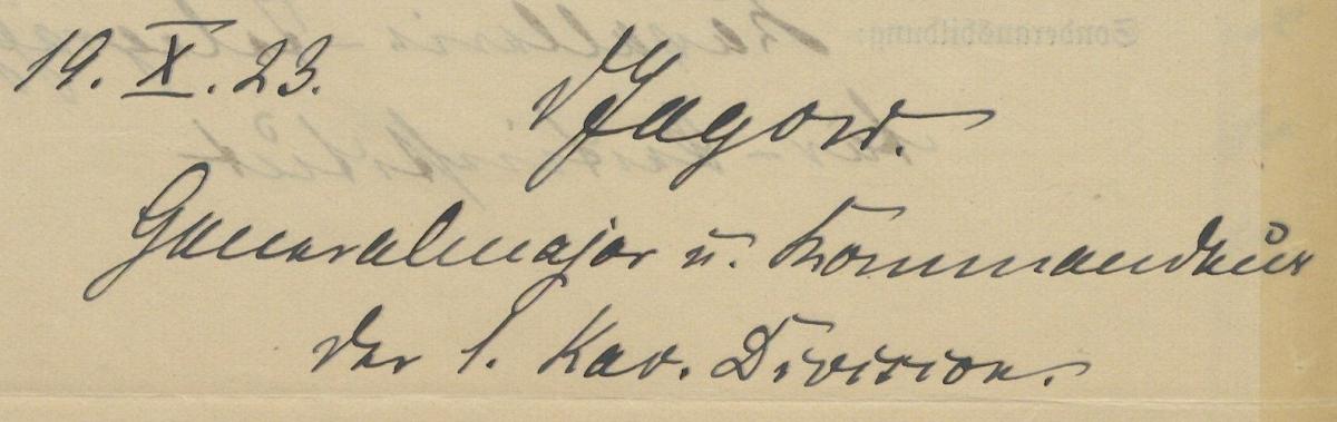 Jagow, Walther von - Germany: All Eras: Signature Database - Gentleman ...