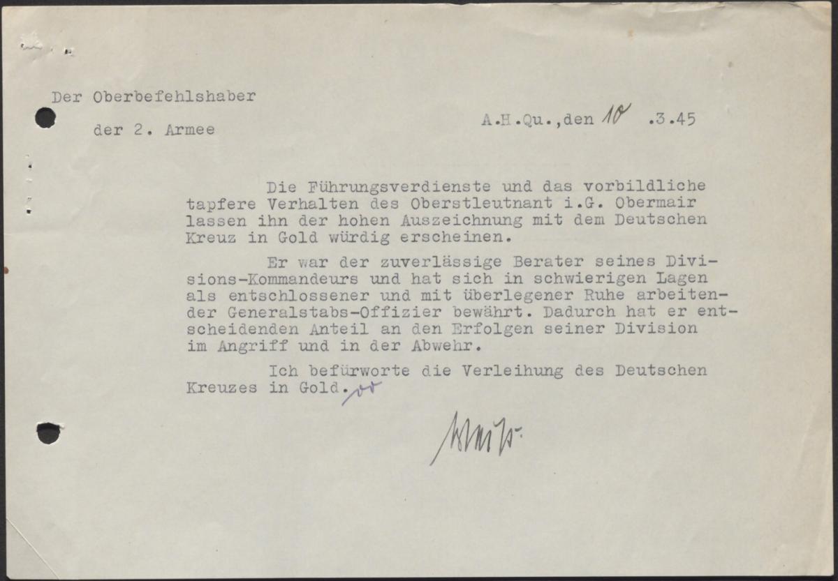 Obermair, Claus - Germany: All Eras: Signature Database - Gentleman's ...
