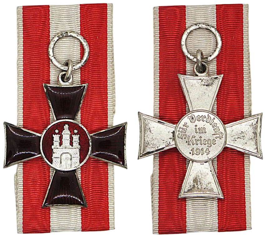 Hamburg hanseatic cross - Germany: Imperial: The Orders, Decorations ...