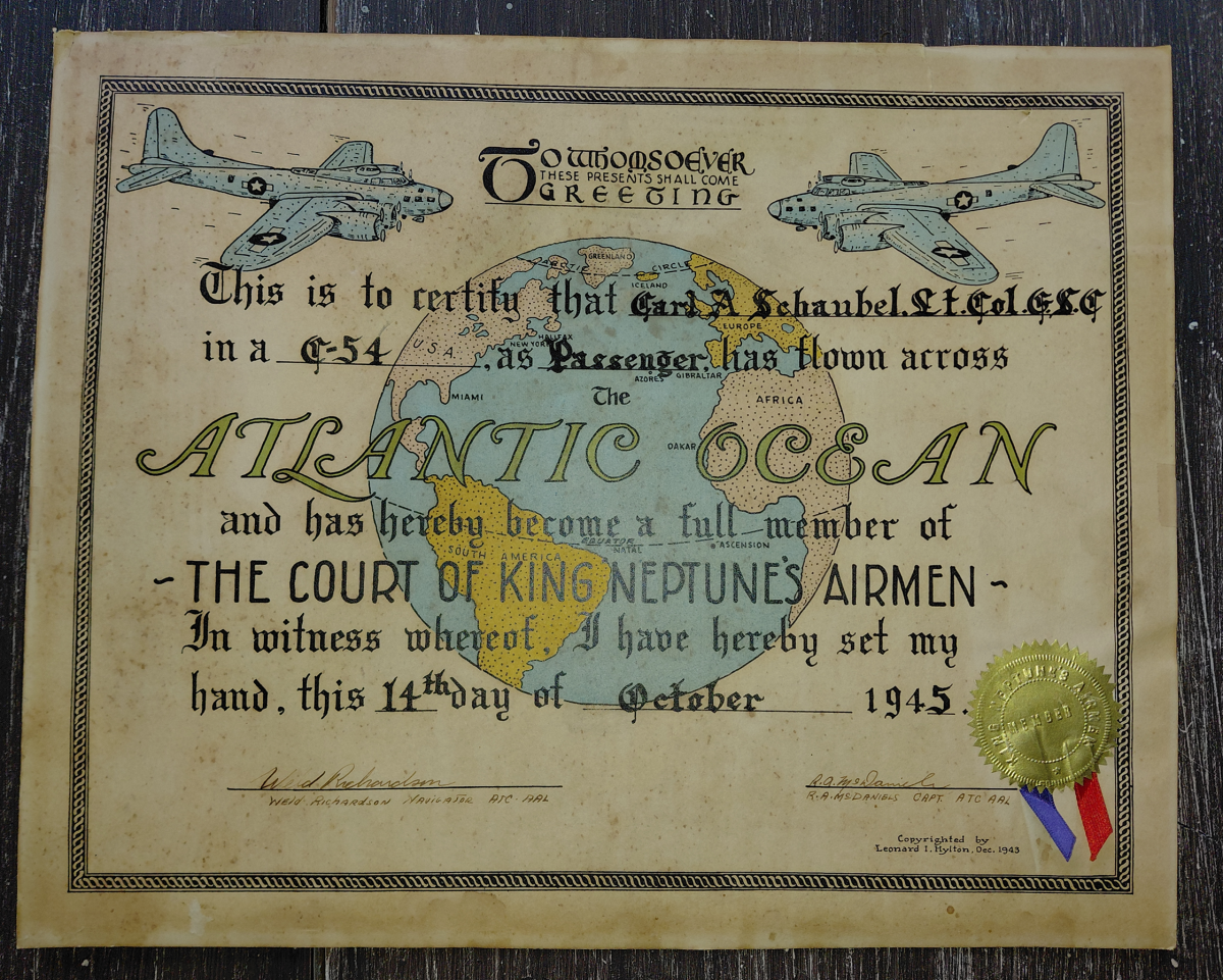 Nice document to some German bloke. - United States of America ...