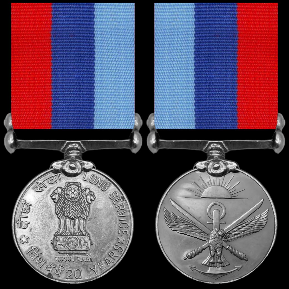 20 Years Long Service medal - South Asia - Gentleman's Military ...