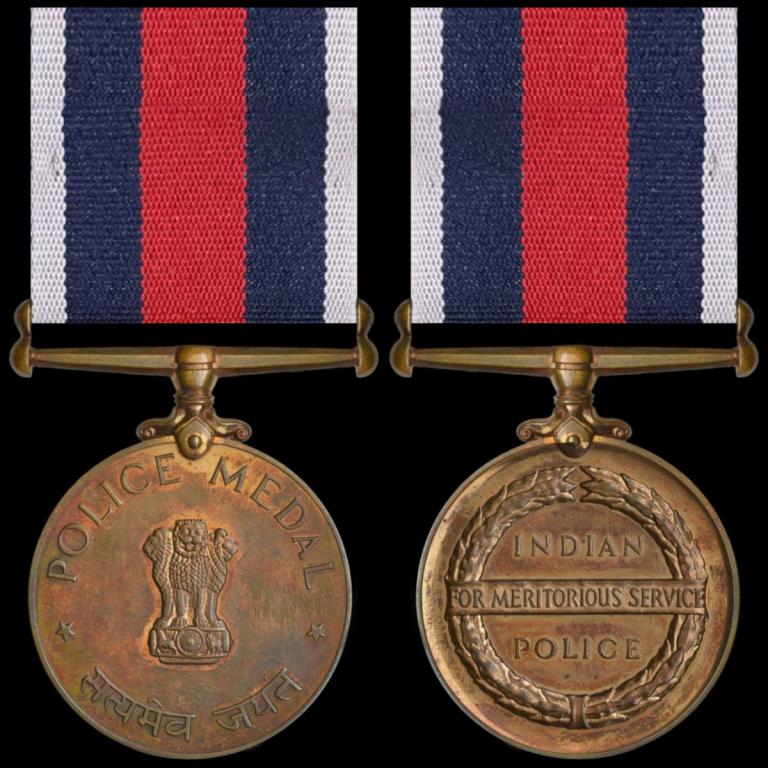 Indian Police medal for Meritorious Service - South Asia - Gentleman's ...