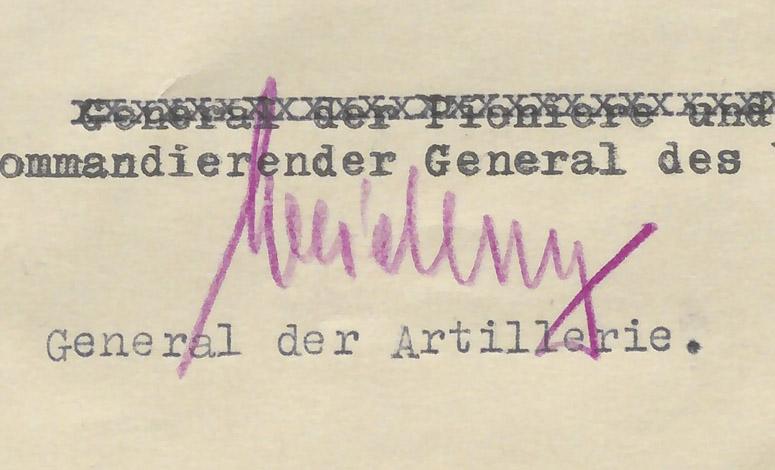 Weidling, Helmuth (RK EL Schw, DKiG) - Germany: All Eras: Signature ...