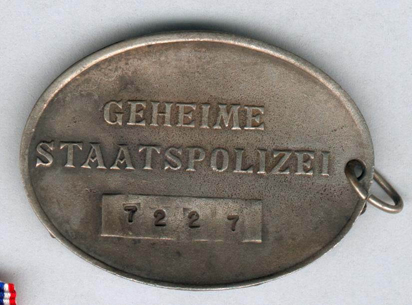 Kripo tag - opinions please - Germany: Third Reich: Uniforms, Headwear ...