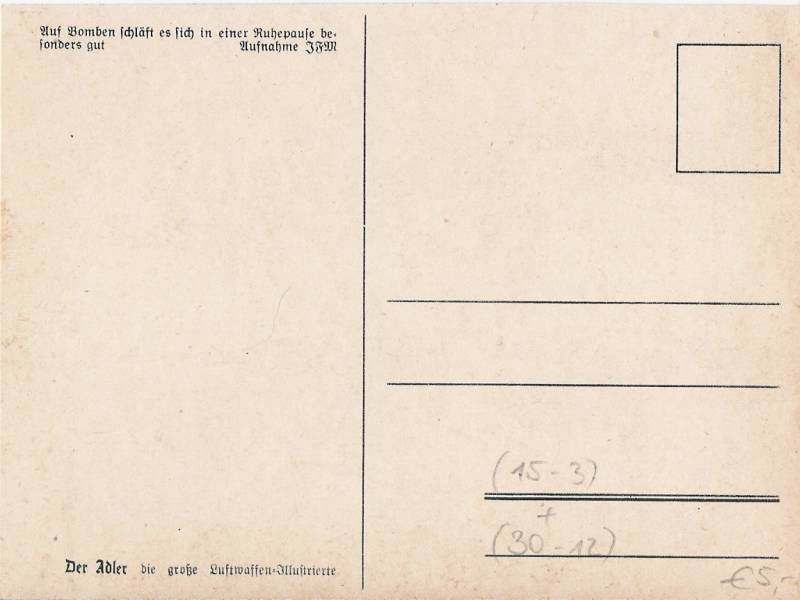 My Der Adler Post Card - Germany: Third Reich: Uniforms, Headwear ...
