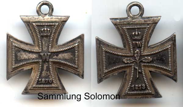 Original iron cross 2nd class 1870 with miniature - Germany: All Eras ...