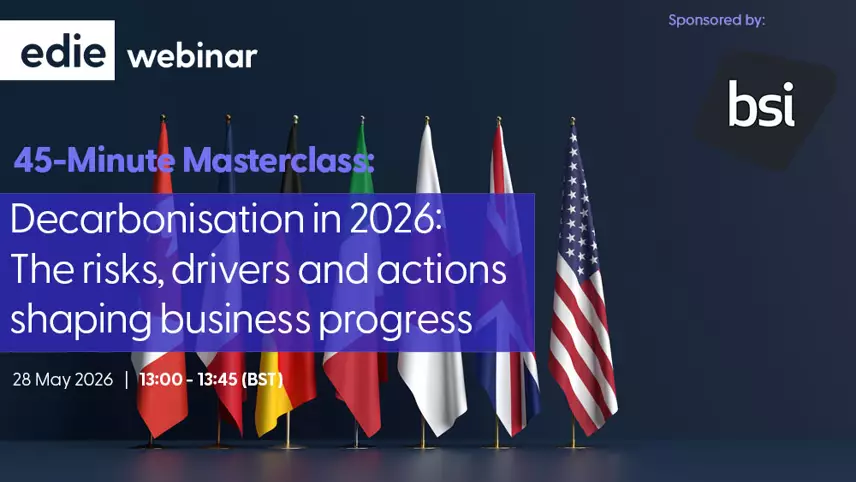 Edie Webinar - Decarbonisation in 2026: The risks, drivers and actions ...