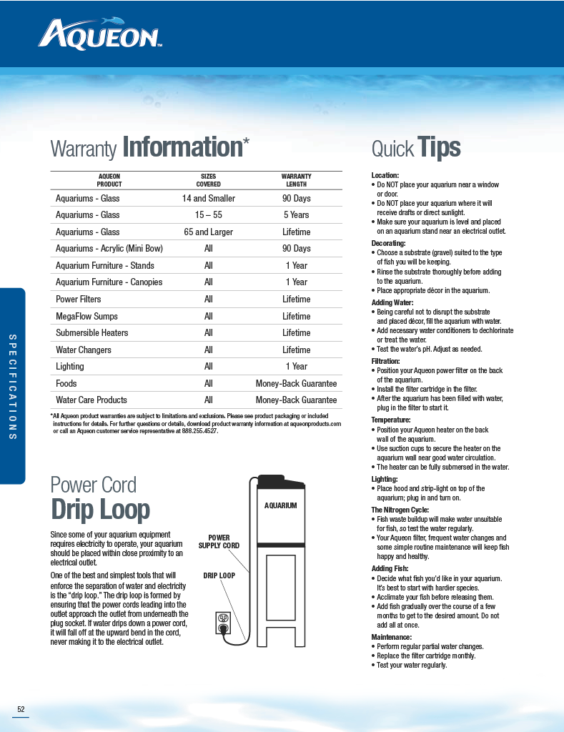 This tank-size reference sheet helped when planning my fish room ...