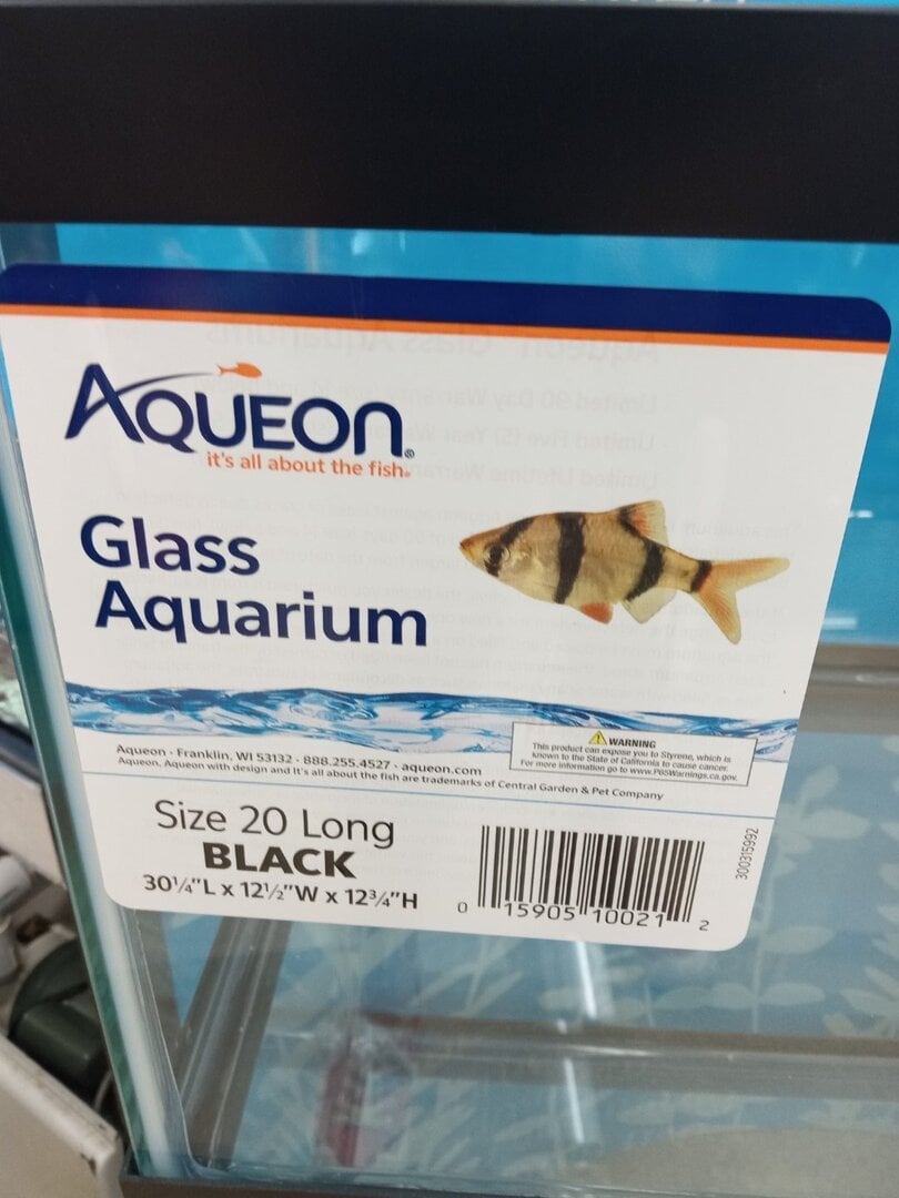 Aqueon 20 gallon long inquiry - General Chat - Aquarium Co-Op Forum