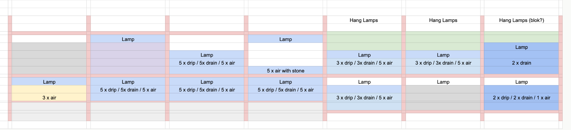 My 16 meters (50 feet) rack setup with 76 Tanks, Green Wall and 2 ...