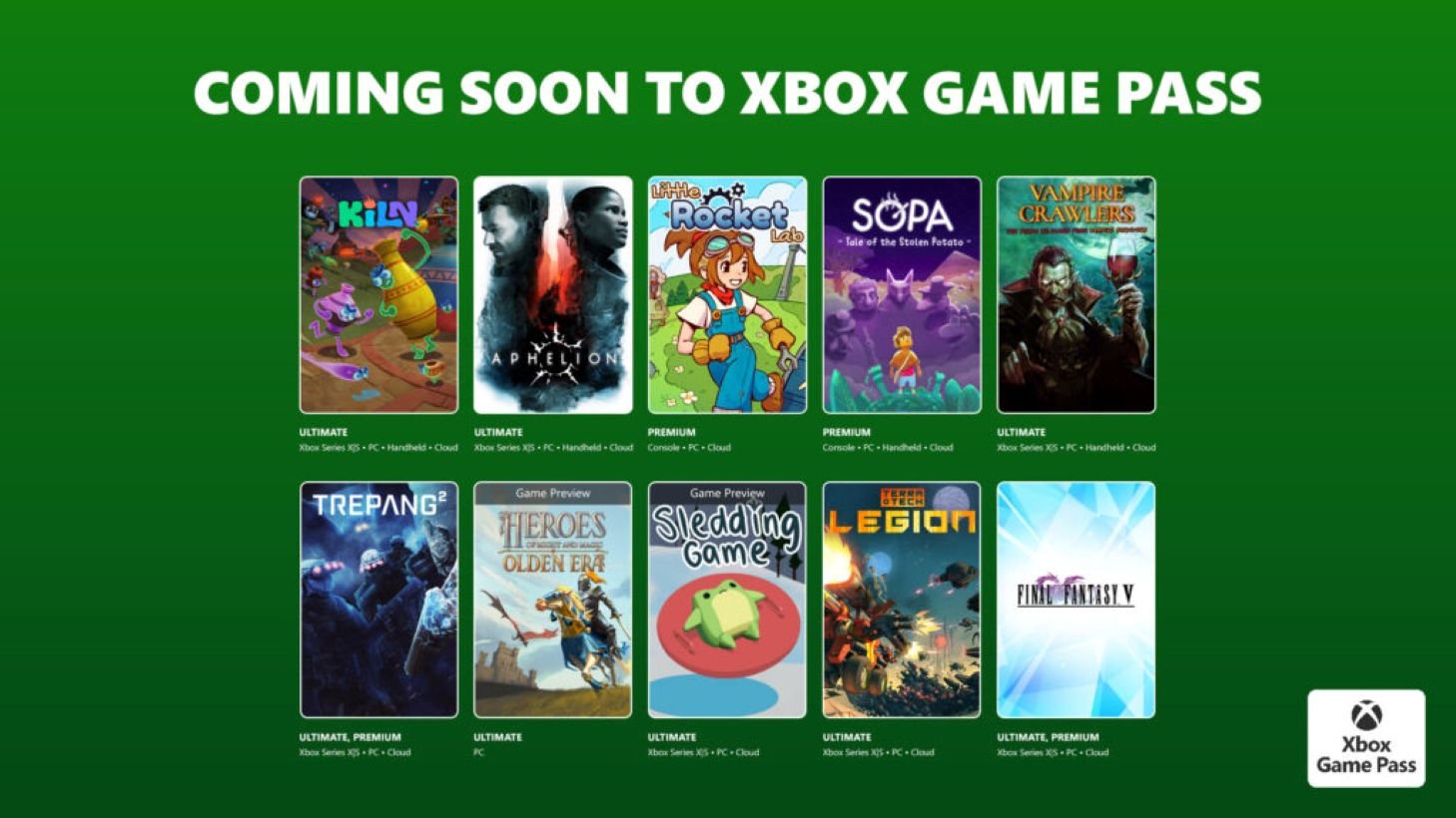 Xbox Game Pass: Kiln, Aphelion, Heroes of Might & Magic and Final ...