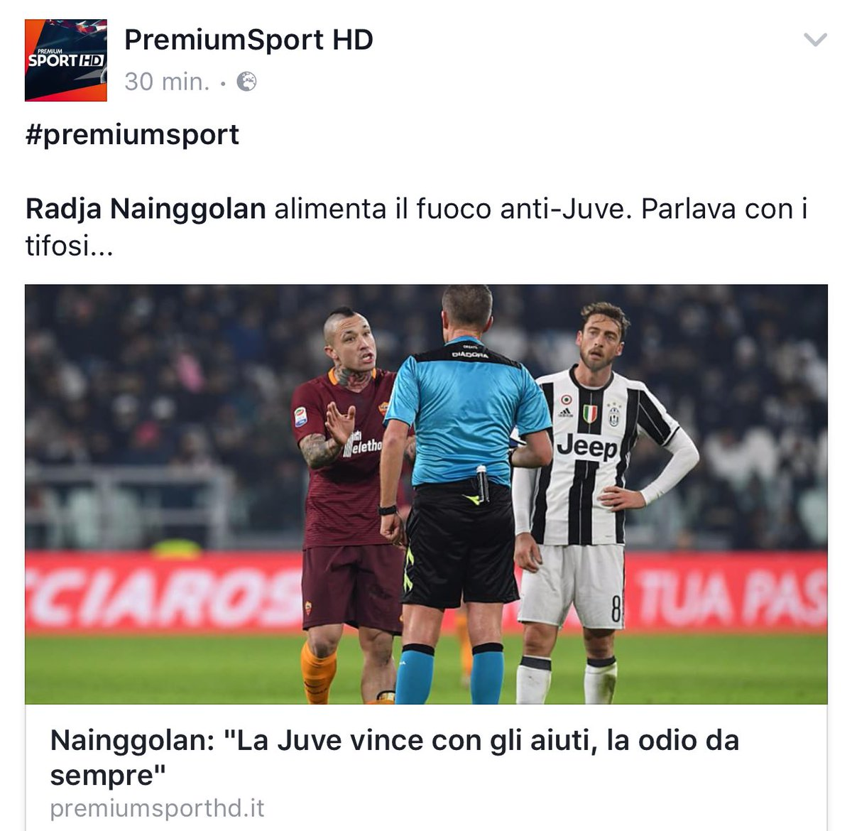 Radja Nainggolan taille la Juve et la Roma avant le Derby Della ...